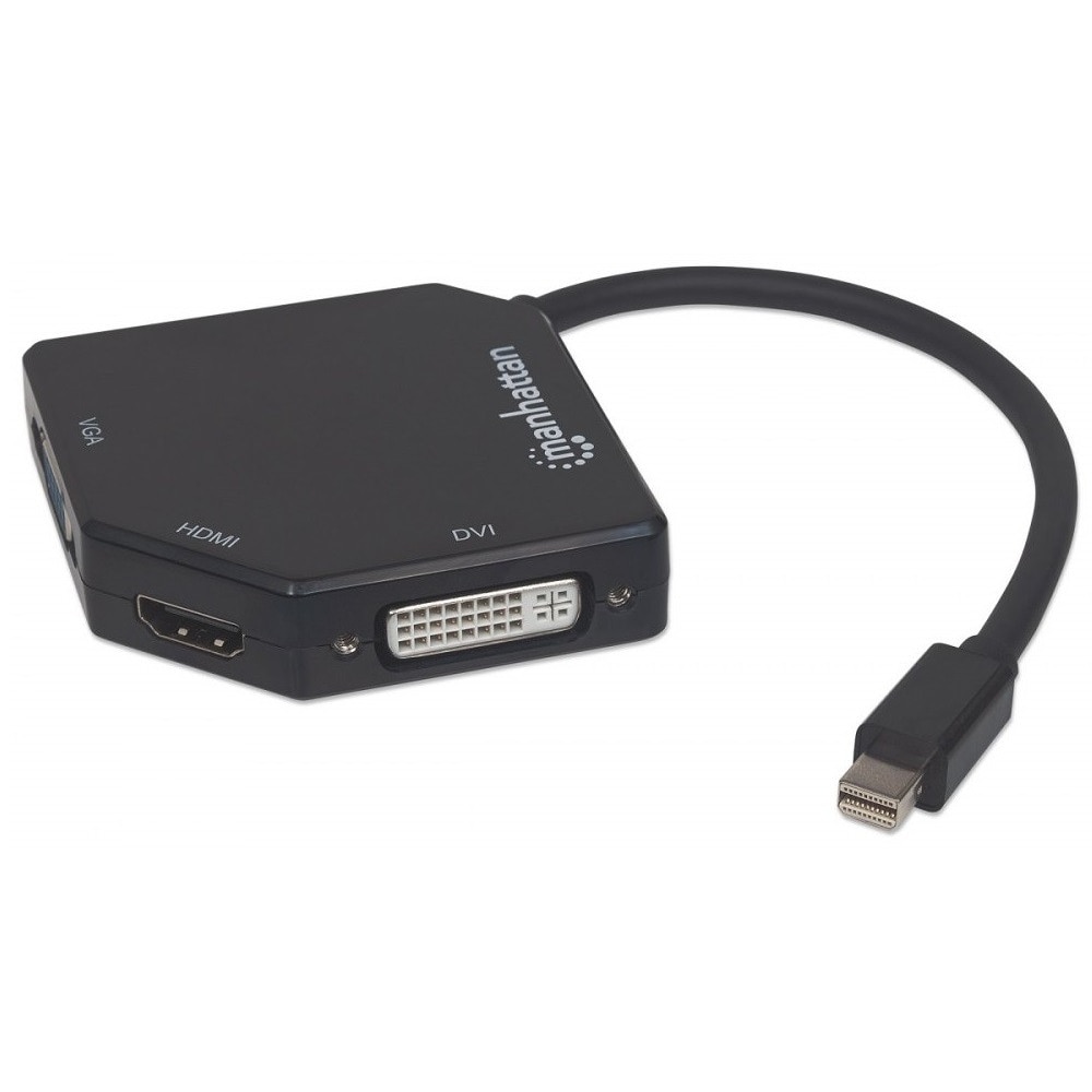 Adaptor, MANHATTAN, Mini DisplayPort, VGA/DVI/HDMI - eMAG.ro