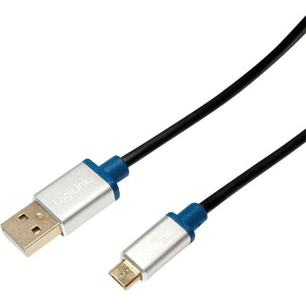 Cablu micro USB, LogiLink, 1 m, negru - eMAG.ro