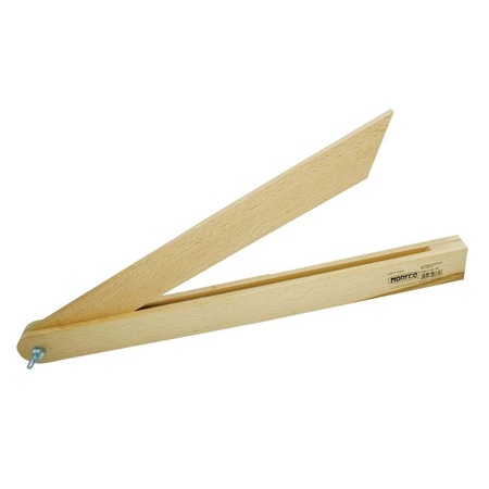 Echer reglabil, Modeco, Lemn, 380x400mm, Bej - eMAG.ro