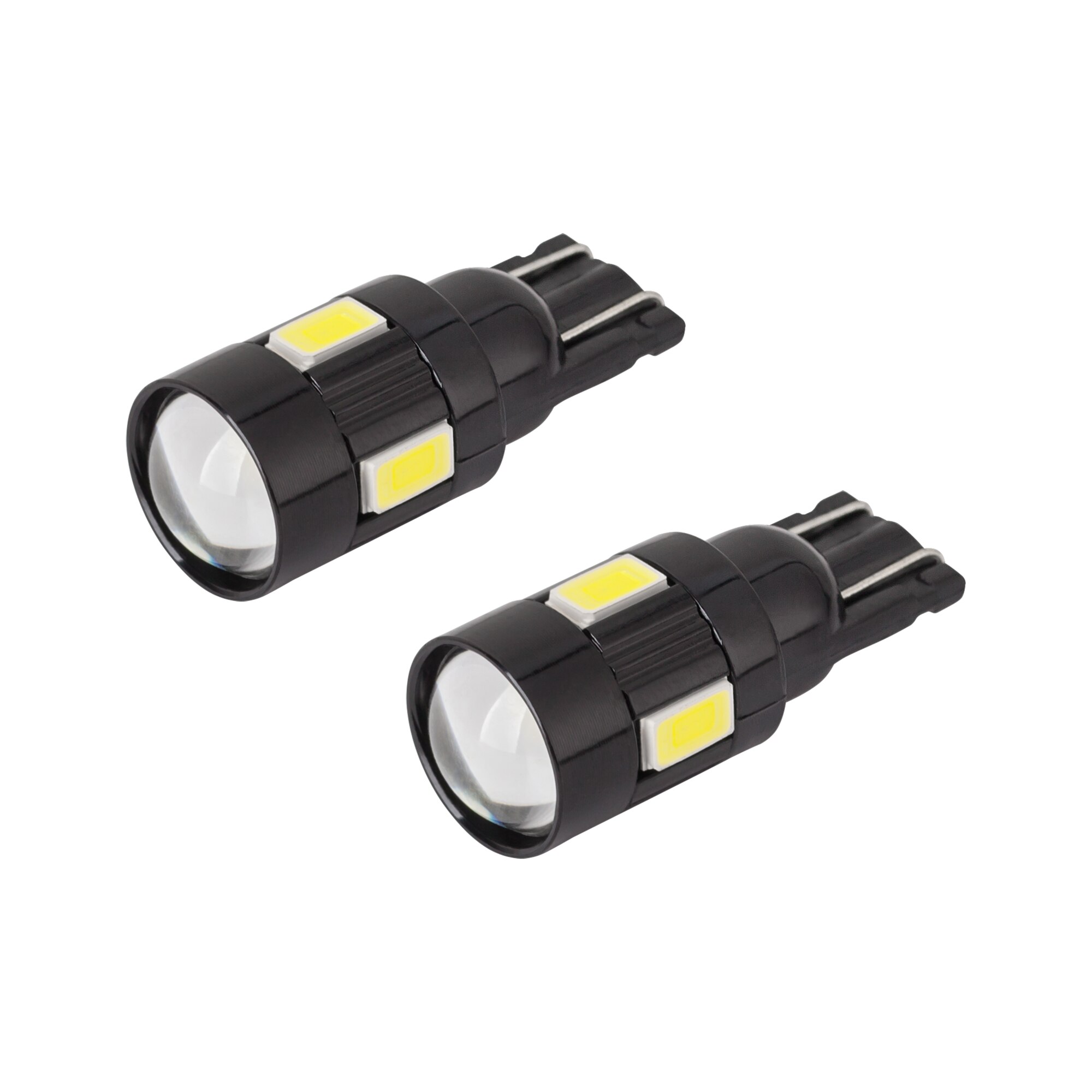 Set 2 becuri auto LED, Rebel, T10.12V, Negru - eMAG.ro