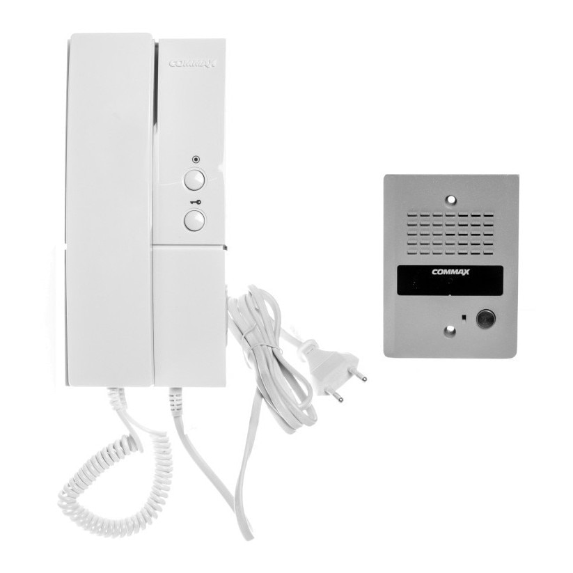 Set interfon DP-2HPR / DR-2GN, Commax, 230 V, 120 x 87 x 19 mm, Alb ...