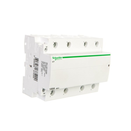 Contactor modular, Schneider, iCT, 63 A, 4NZ, 220-240V, 50Hz, Alb - eMAG.ro