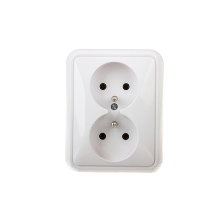 Priza dubla KOS, Alb - eMAG.ro