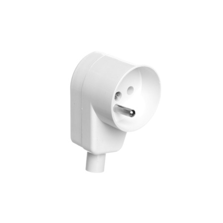 Priza unghiulara portabila, JONEX, 16A, 250V, Alb - eMAG.ro