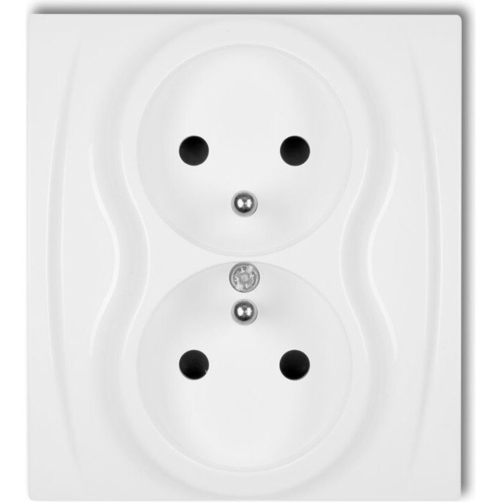 Priza simpla Logo, Karlik, alb - eMAG.ro