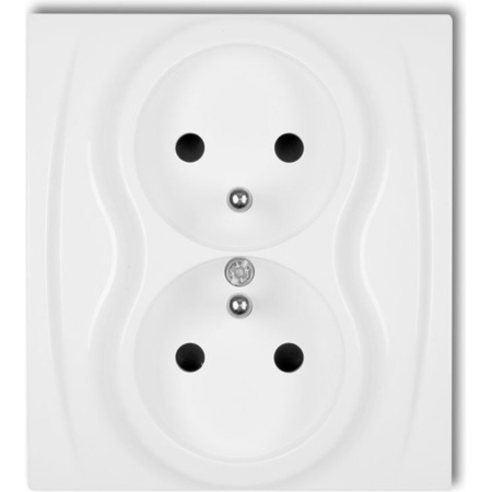 Priza simpla Logo, Karlik, alb - eMAG.ro