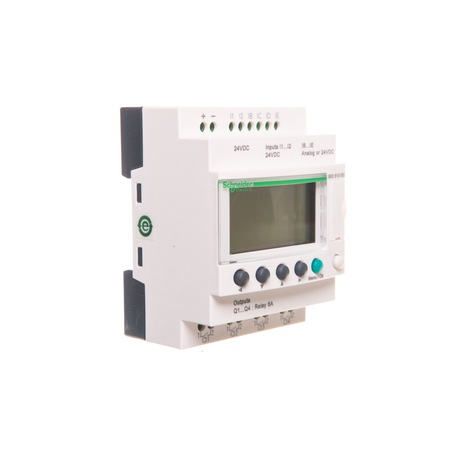Modul programabil, Schneider, ZELIO LE, 6 intrari digitale, 4 iesiri releu 24V, DC, RTC/LCD ...