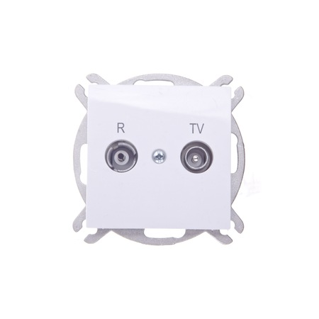 Priza terminal, Elektro-Plast, R-TV, Alb - eMAG.ro
