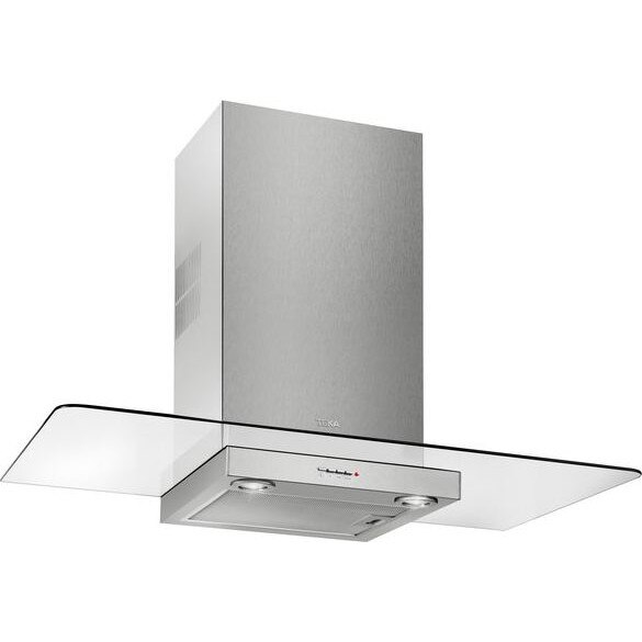 Hota, Teka, Inox/Sticla, 90 cm, Argintiu - eMAG.ro