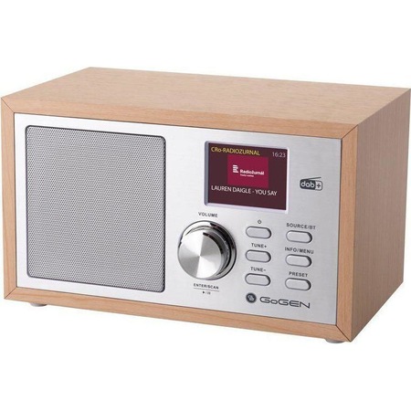 Radio cu ceas, Hyundai, Argintiu/Crem - eMAG.ro