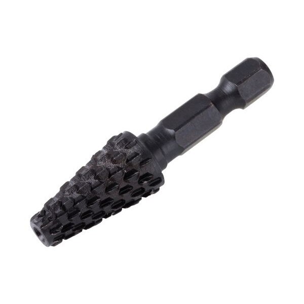 Freza conica, Wolfcraft, Pentru metal, Cu tija in 6 puncte, Negru - eMAG.ro