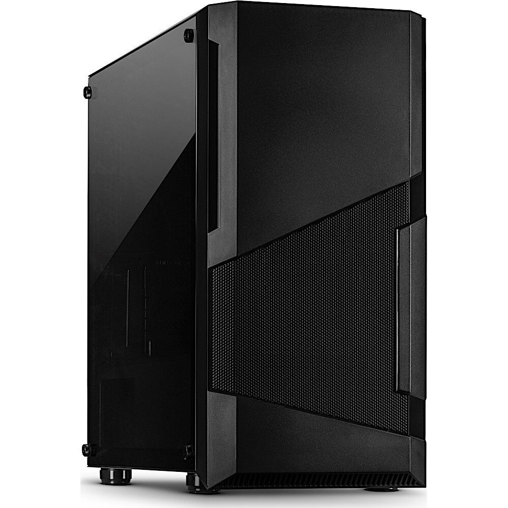 Carcasa Mini Tower Inter-Tech SM-007 Enforcer, panou lateral din sticla ...