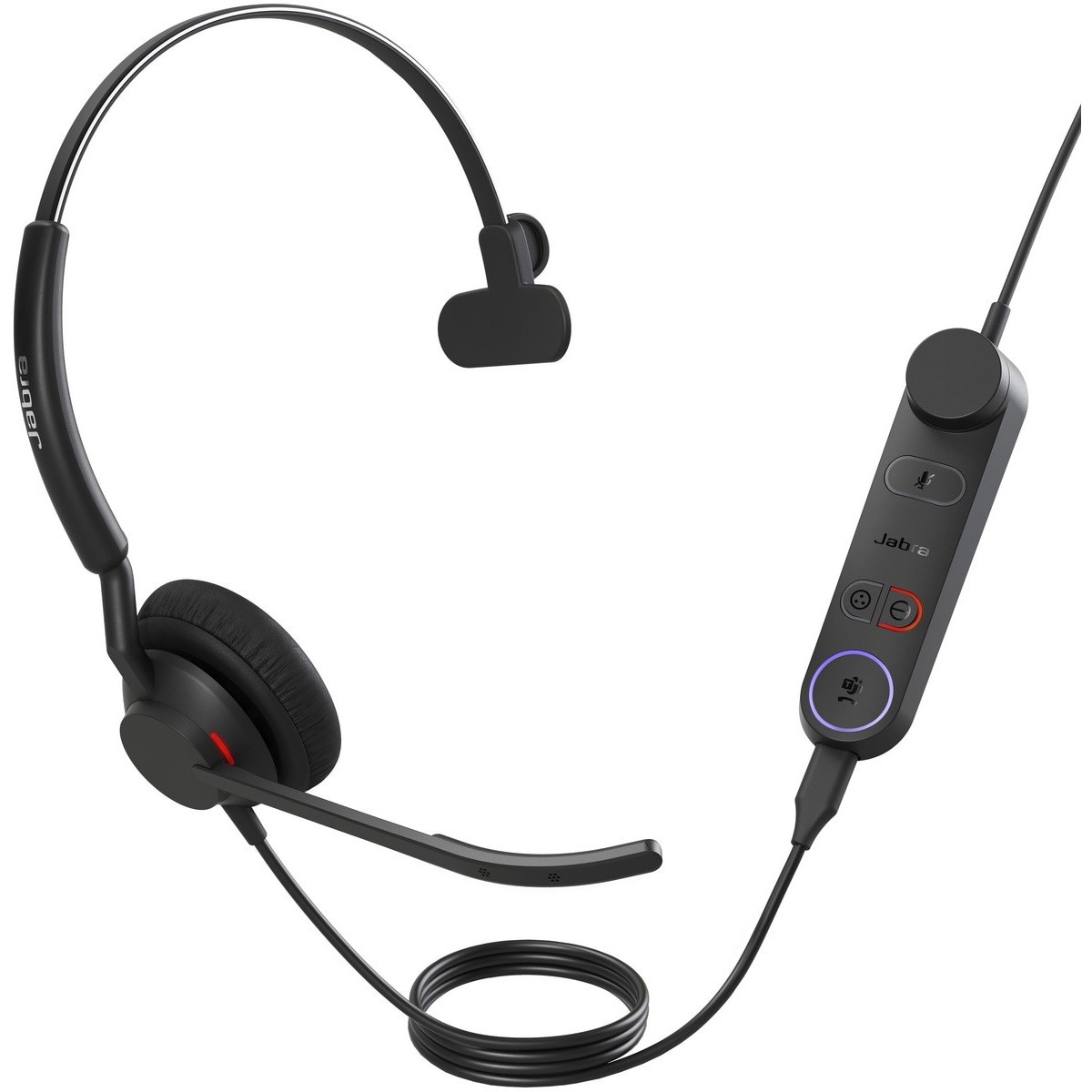 Casti cu fir Jabra, USB-A, Microfon, Negru - eMAG.ro