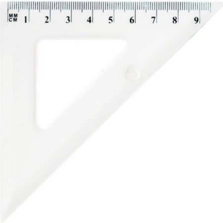 Echer geometric, Grand, 9.5cm, Alb - eMAG.ro