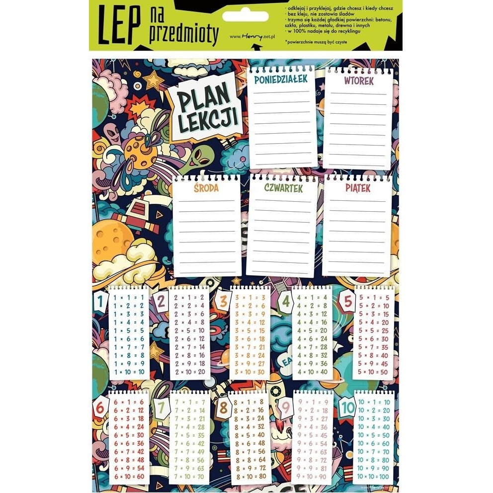 Plan de lectie, Henry, A4, Multicolor - eMAG.ro
