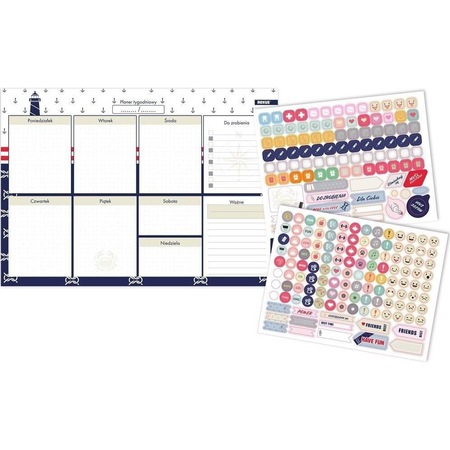 Planner B4/52K Tablo + autocolante marine - eMAG.ro