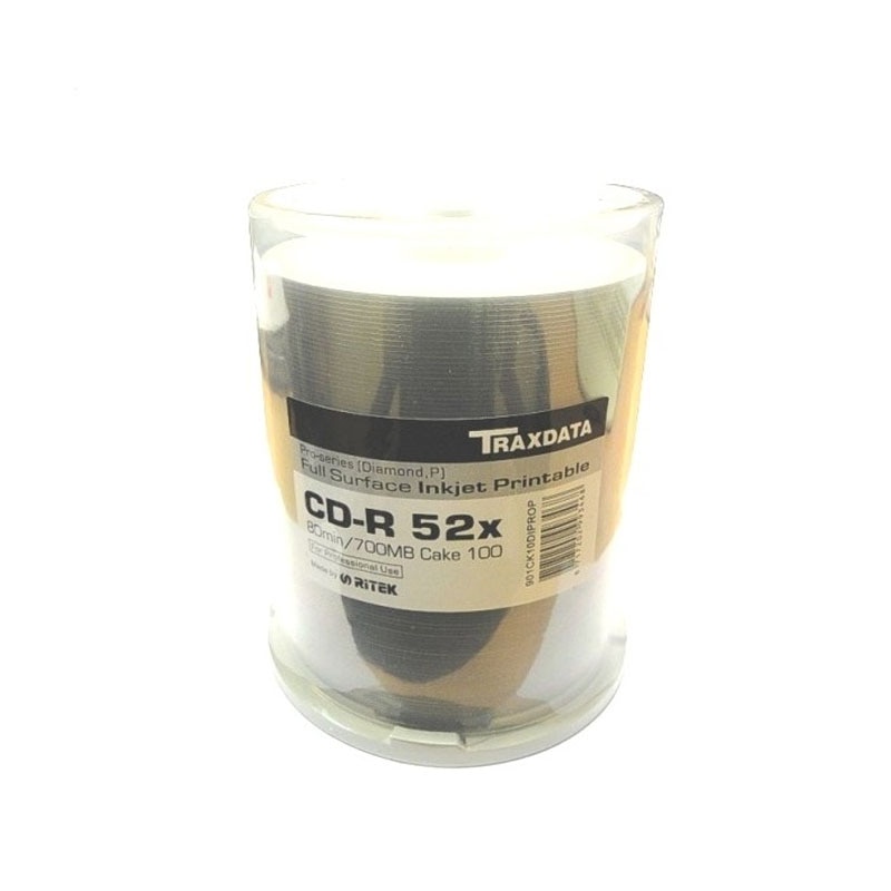CD-R, Traxdata, 700 MB, 52x 100 bucati - eMAG.ro