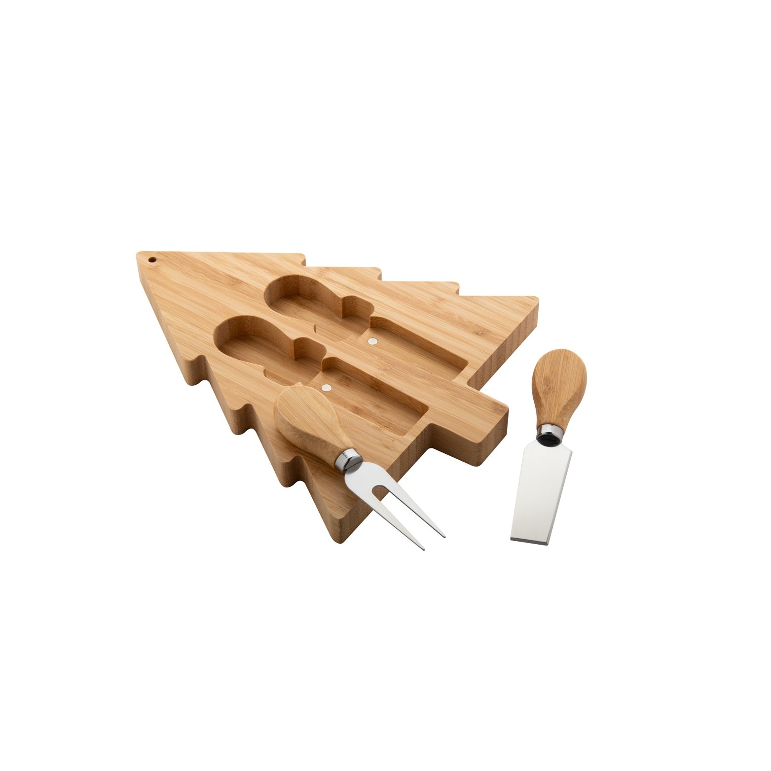 Set cutite pentru branza, Blent, Lemn, 195×250×20mm, Bej - eMAG.ro