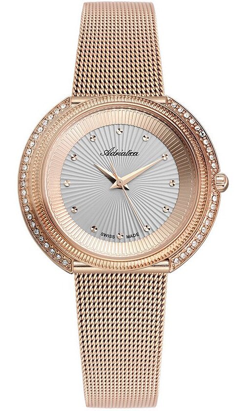 Ceas dama, Adriatica, Inox, Mecanism Quartz, Rose gold - eMAG.ro