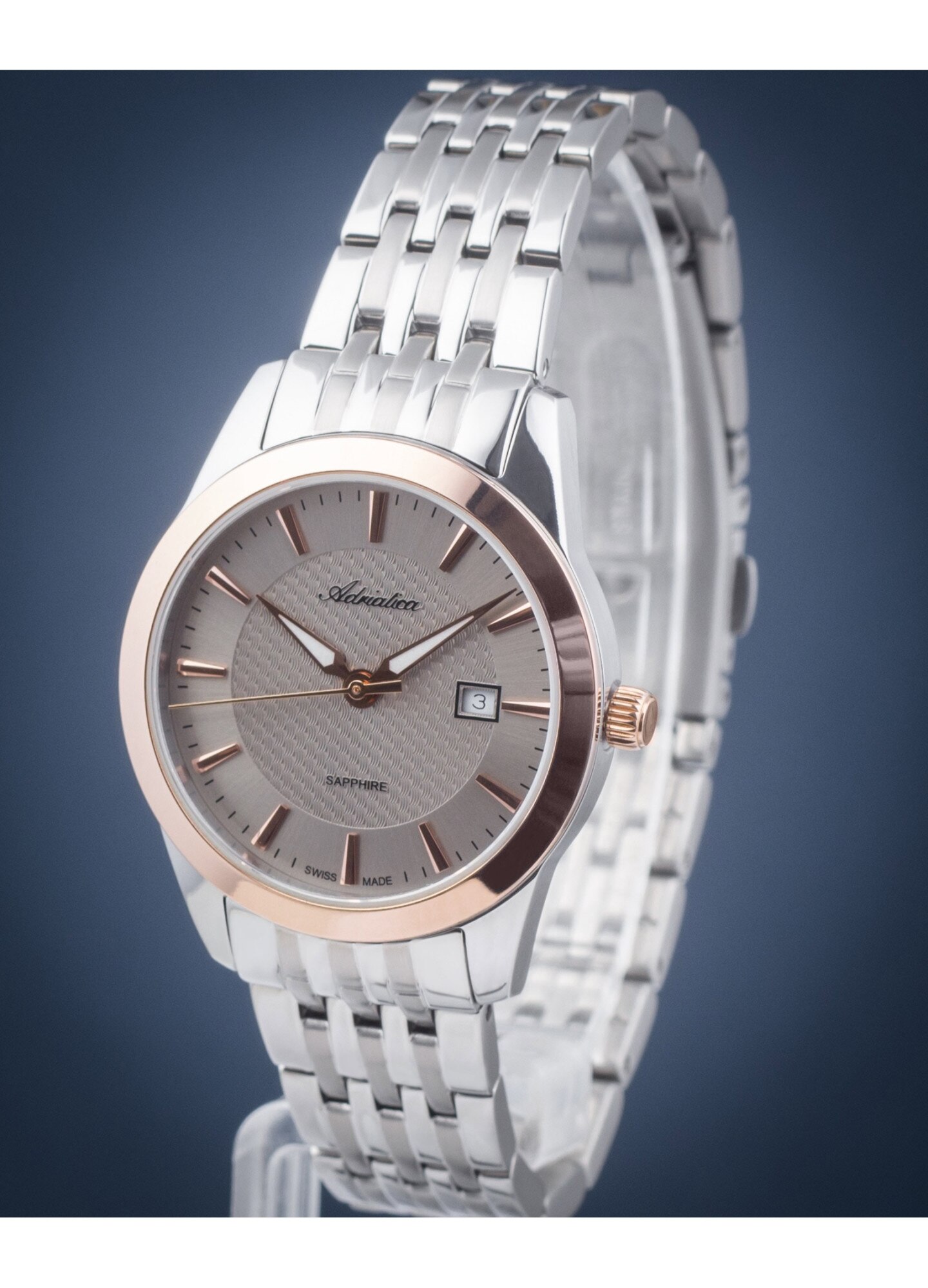 Ceas dama, Adriatica, Inox, Mecanism Quartz, Argintiu/Auriu - eMAG.ro