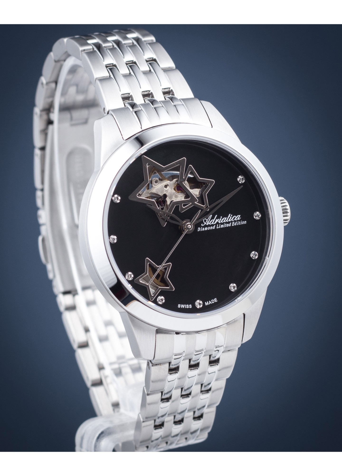 Ceas dama, Adriatica, Inox, Mecanism automatic, Argintiu - eMAG.ro