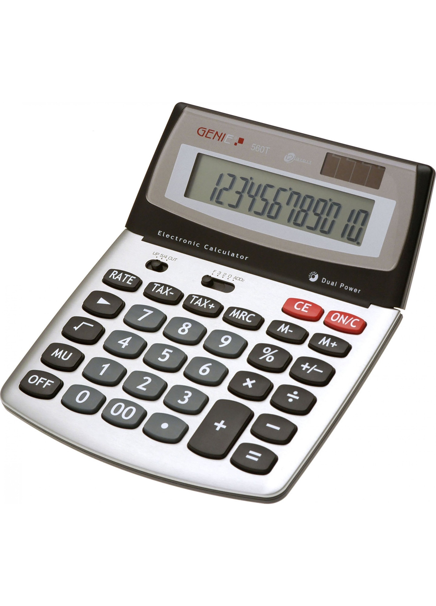 Calculator de mana, Genie, Negru/Argintiu - eMAG.ro