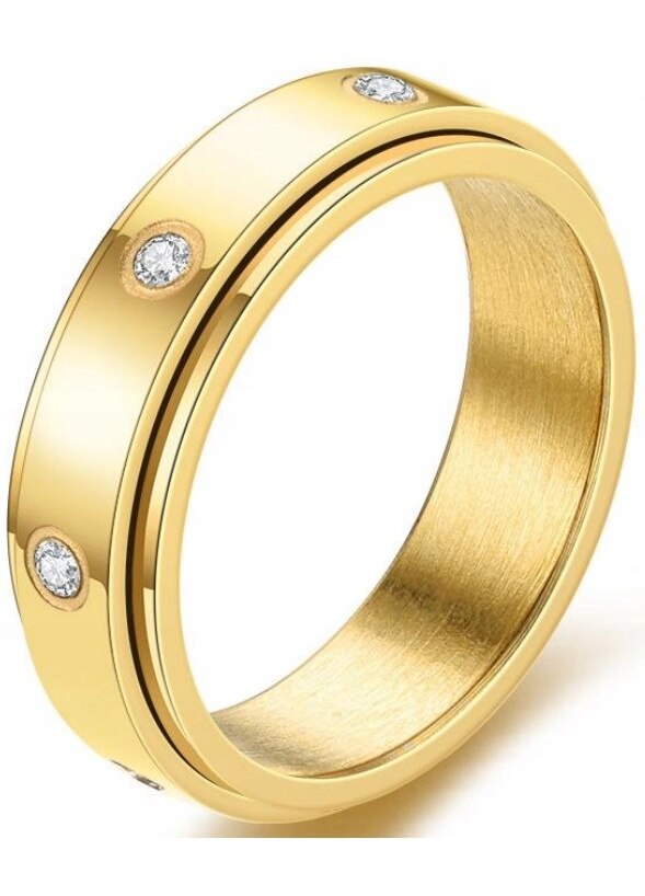 Inel barbati, Inox, Auriu - eMAG.ro