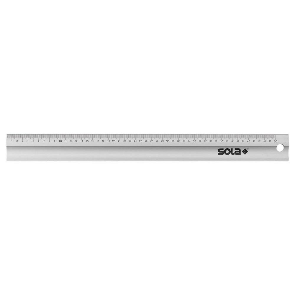 Rigla de masurare, Sola, Inox, 100 cm, Gri - eMAG.ro