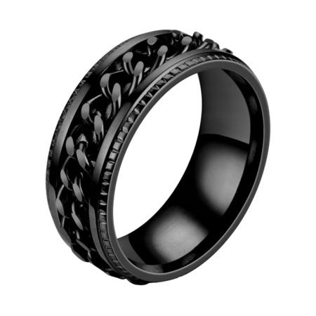 Inel, Inox, 17 cm, Negru - eMAG.ro