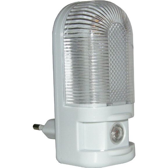 Lampa mini LED RUM-LUX cu senzor de intuneric, alb, 230V - eMAG.ro
