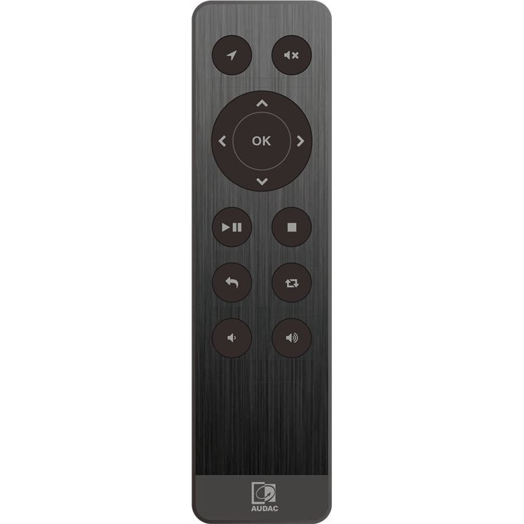 Telecomanda cu comunicatie radio pentru player audio, Audac, Negru ...