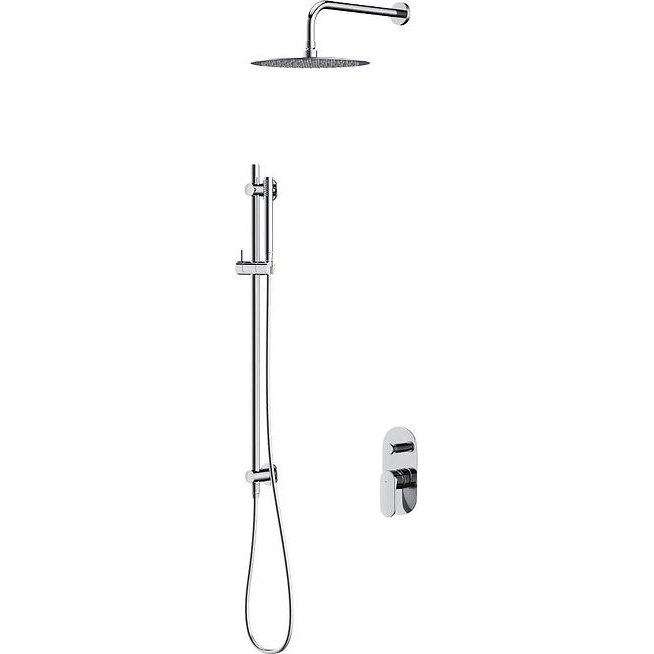 Set de dus, Cersanit, Inox/PVC, Furtun 150 cm, Argintiu - eMAG.ro