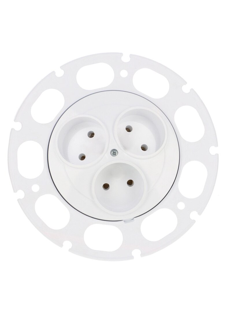 Priza tripla, Timex, 250 V, 16 A, IP20, Plastic, Alb - eMAG.ro