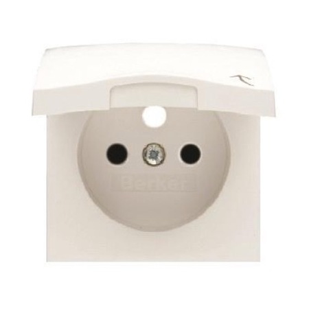 Priza cu capac, Hager, Plastic, Alb - eMAG.ro