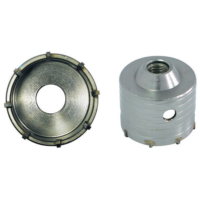 Carota pentru beton, Mega, Filet M22, 80 mm, Argintiu - eMAG.ro