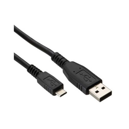 Cablu USB Logo USB-A - microUSB 1 m Negru 558825 - eMAG.ro