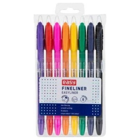 Set 8 linere, Easy, Multicolor - eMAG.ro
