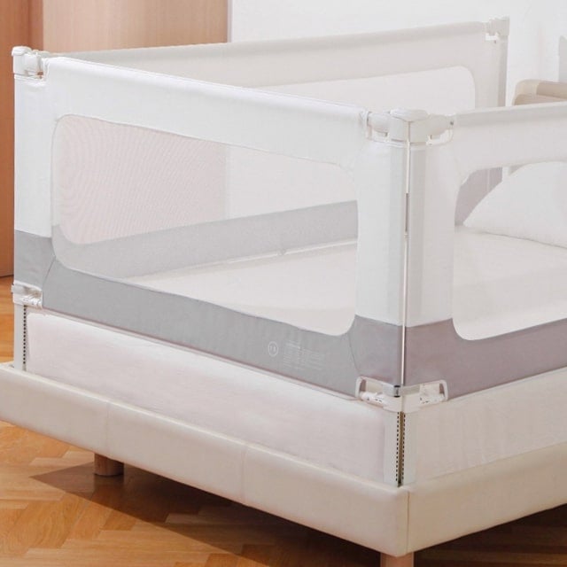 Bariera de Protectie Pat copii, Culisanta, Empria, Inaltime Ajustabila ...