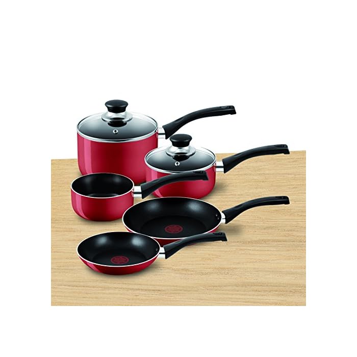 Тенджери Tefal Easycare комплект от 5 части незалепващо покритие за
