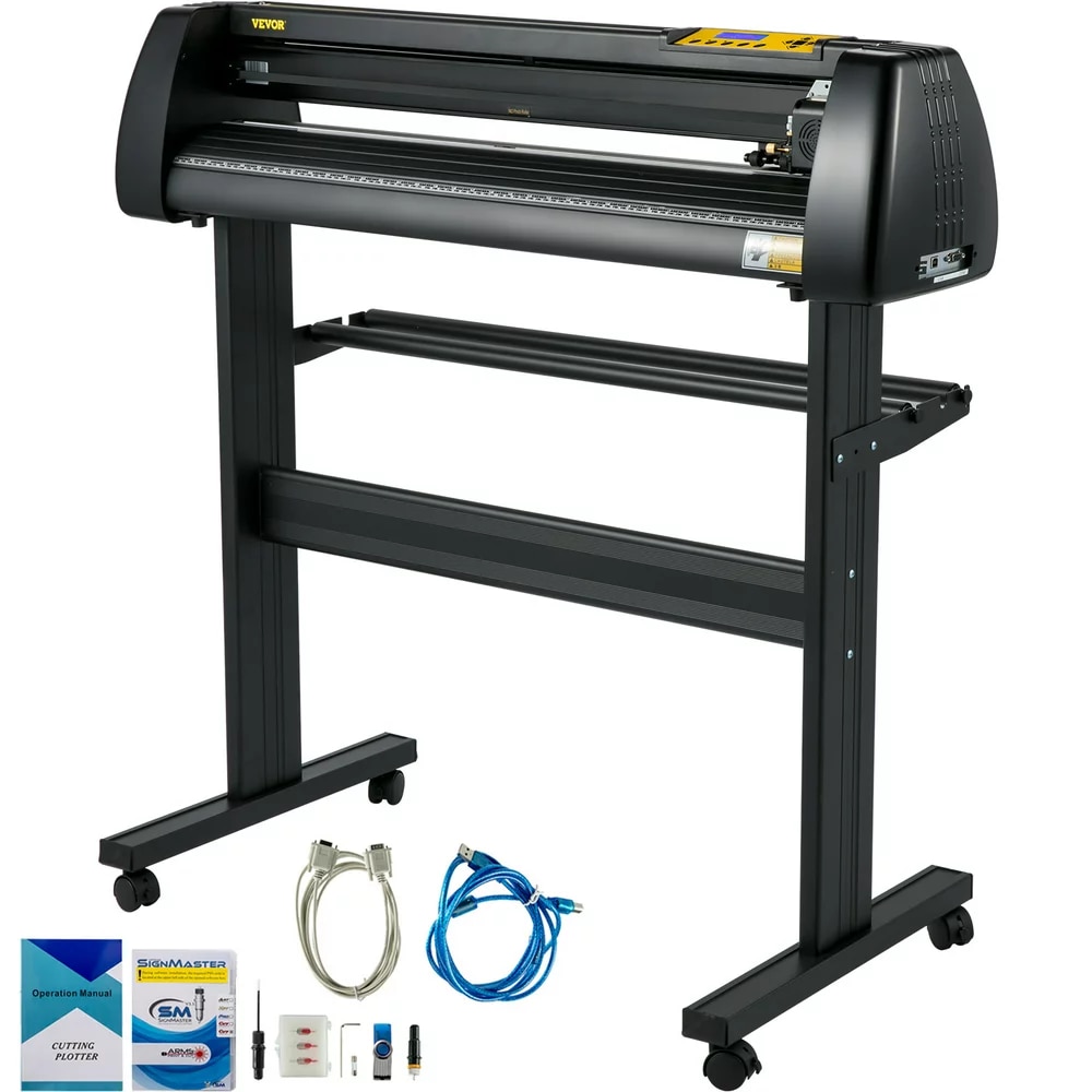 Plotter, Vevor, 71cm, USB, 3 lame, afisa LCD, Software Signmaster ...