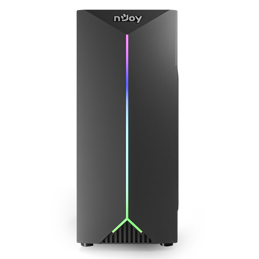 CARCASA NJOY PC ANIL Mid Tower NEGRU - eMAG.ro