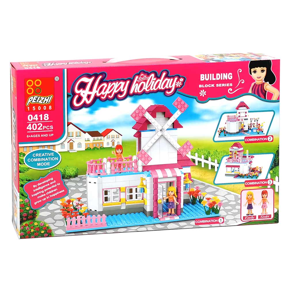 Set constructie Casa, 402 piese, Multicolor - eMAG.ro