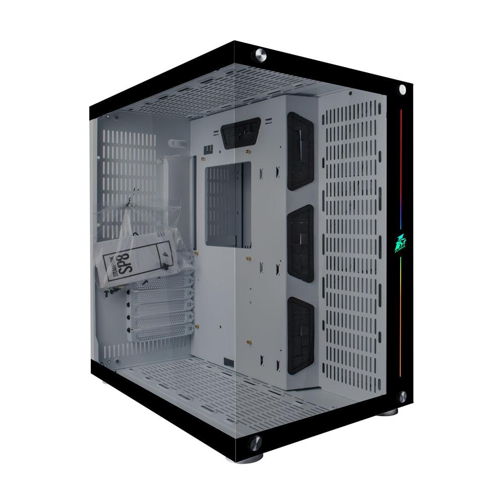 Carcasa 1stPLAYER Gaming SP8 SteamPunk, ARGB, Mid-Tower, fara sursa ...
