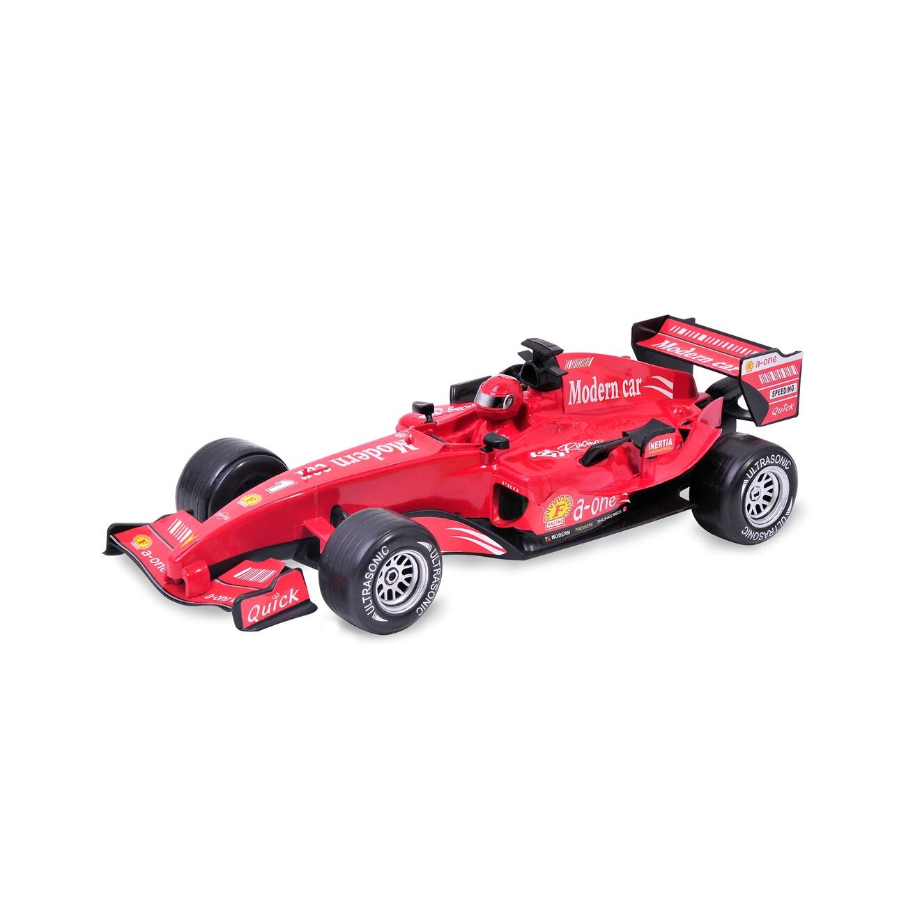 Masina Formula F1 Friction Rosie cu Sunet 1:18 - eMAG.ro