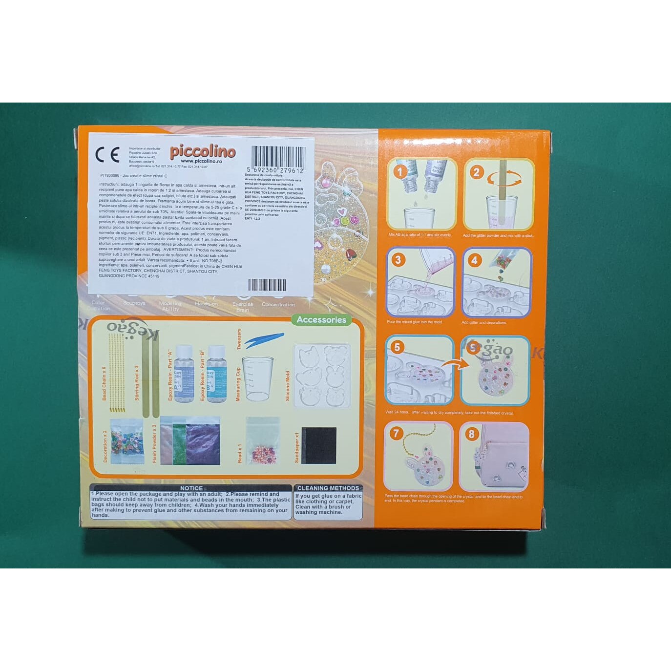 Set creativ copii, Kegao, Activitati cu rasina epoxidica DYI, + 6 ani ...