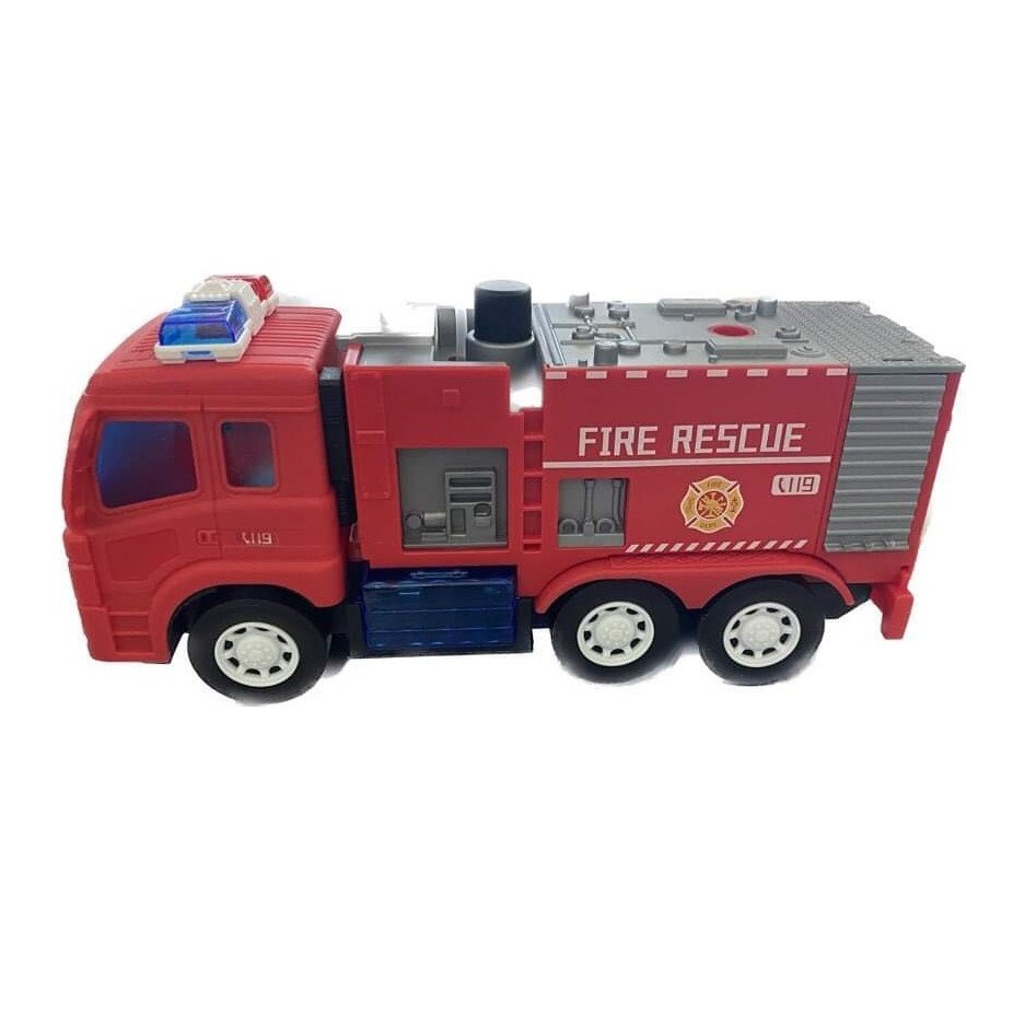 Masina de pompieri cu lumini si apa, multicolor, Toyska® - eMAG.ro