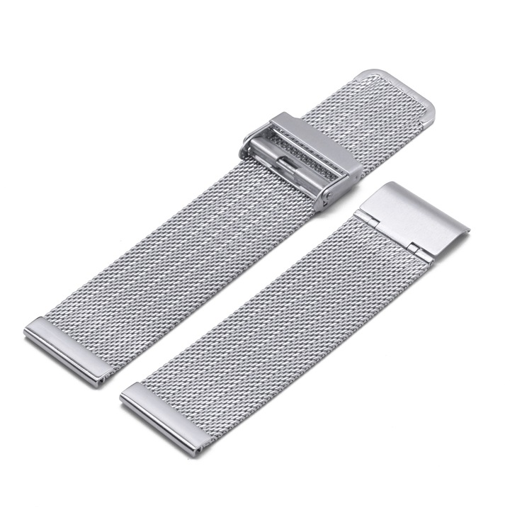 Curea ceas metalica14 18mm argintie - eMAG.ro