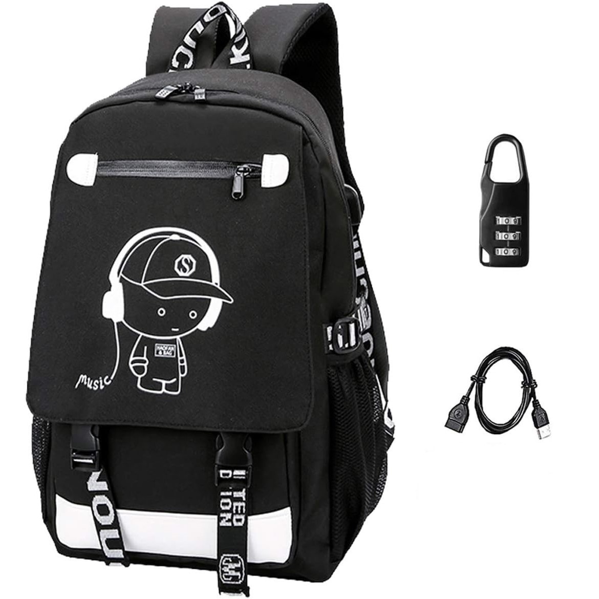 Ghiozdan Smart Multifunctional Unisex, 3D, Reflectorizant, Impermeabil ...