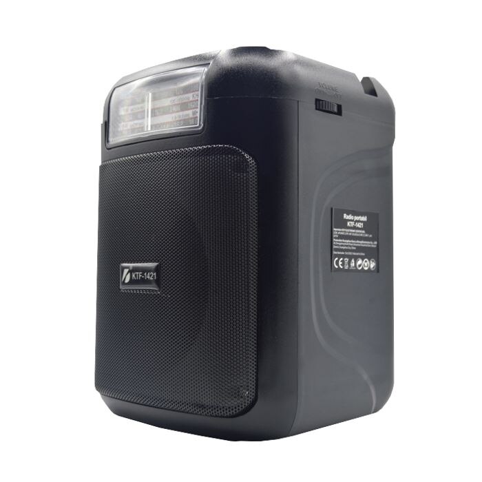 Boxa portabila Wireless cu lumini multicolor KTF1421, TF, 15W PMPO ...