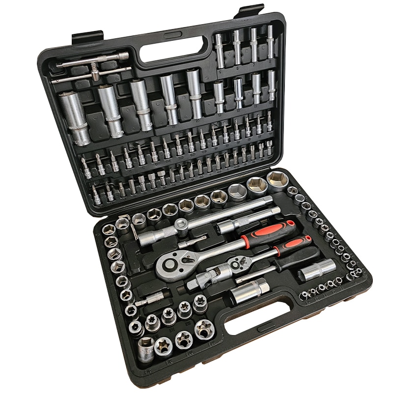 Trusa chei tubulare, 108 piese, 1/4" si 1/2", Euro Quip - eMAG.ro